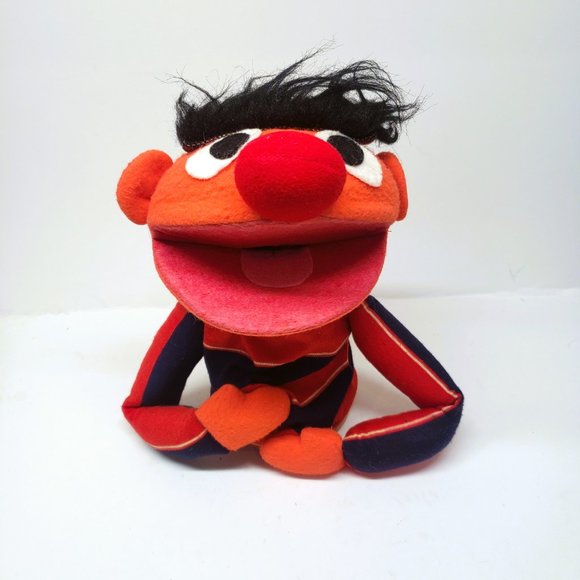 Toys | Vintage Ernie Grover Hand Puppets Sesame Street Lot Plush Felt ...